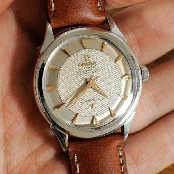 ORIGINAL GENTS OMEGA CONSTELLATION SWISS REF 2852 DE LUXE PIE PAN DIAL ...