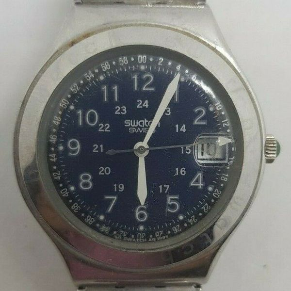 Watch SWATCH swiss Stainless Steel military Swatch AG 1993 ...