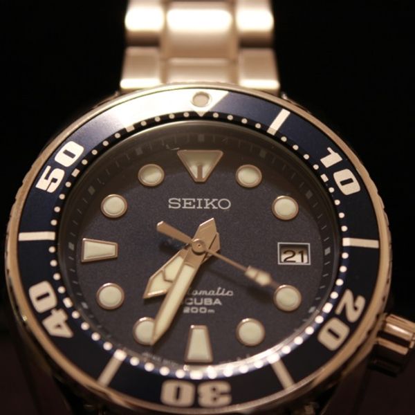 SOLD - Seiko Sumo - BLUE! $500 all in! REDUCED!! | WatchCharts