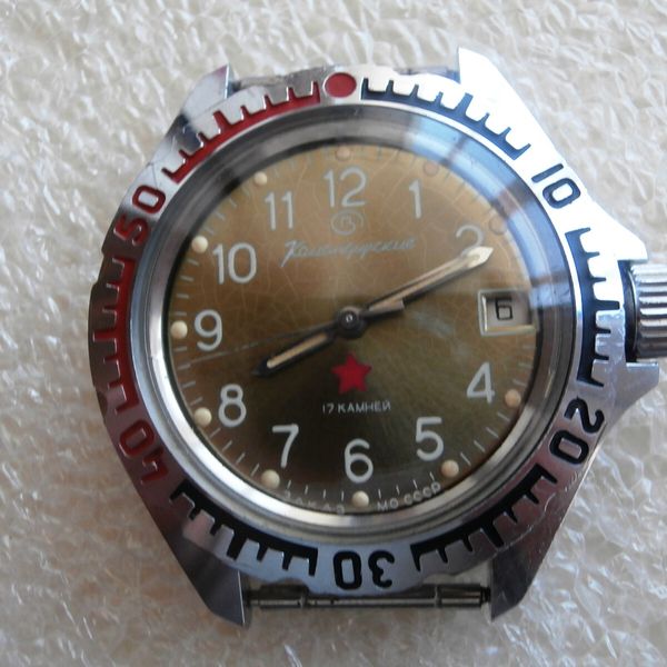 Vintage Watch VOSTOK WOSTOK KOMANDIRSKIE, SOVIET/USSR, RUSSIA ...