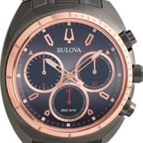 Bulova Curv Mens High Frequency Chronograph Quartz Watch 98A158 ...