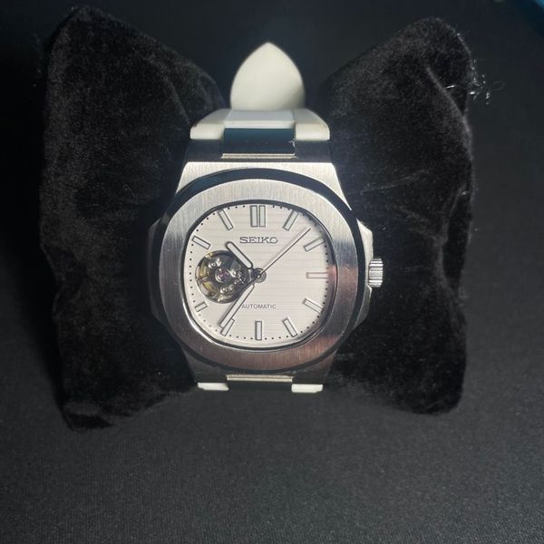 Seiko Nautilus Open Heart Mod | WatchCharts Marketplace