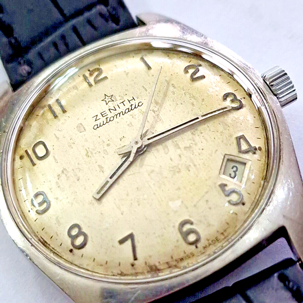 Zenith Stellina Cal. 2562PC Automatic Date Original Dial Fondello Vite ...