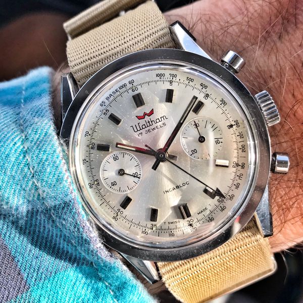 [WTS] 1960s Waltham Carrera Landeron Chronograph - Serviced ...