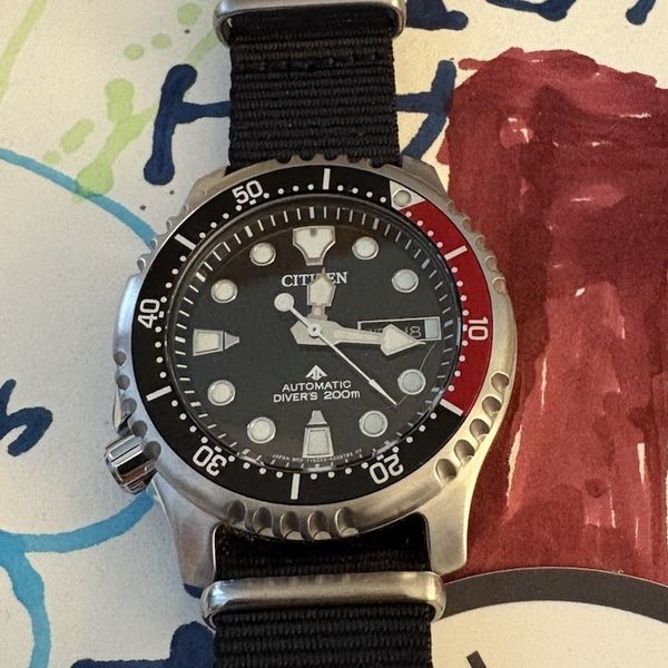 Lot of 3 Automatic Watches: Citizen, San Martin, Watchdives. All In EUC ...