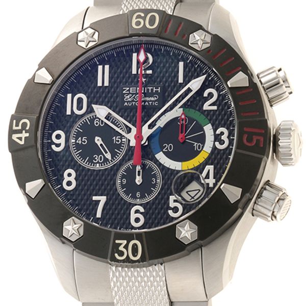 ZENITH Zenith Defy Classic Chrono Aero El Primero 03.0516.4000 SS Black ...