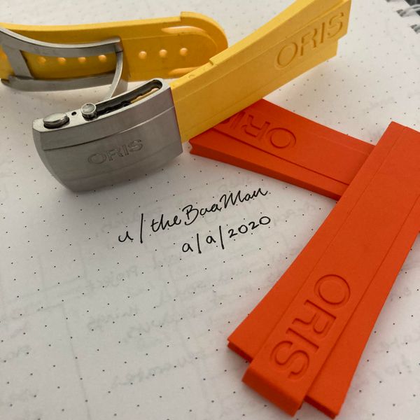 [WTS] Oris OEM Rubber Straps and Clasp for Oris Aquis - Like New ...