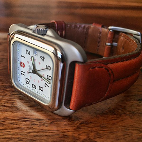 RARE Swiss Army Square Face Officer's 1884 Watch | WatchCharts Marketplace