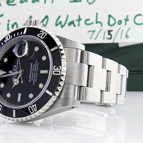 [WTS] Rolex Submariner 16610 Post Y2K with Solid End Link Bracelet and ...