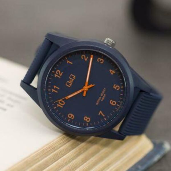 CITIZEN Q&Q Analog waterproof urethane belt watch VS40-012 navy from ...