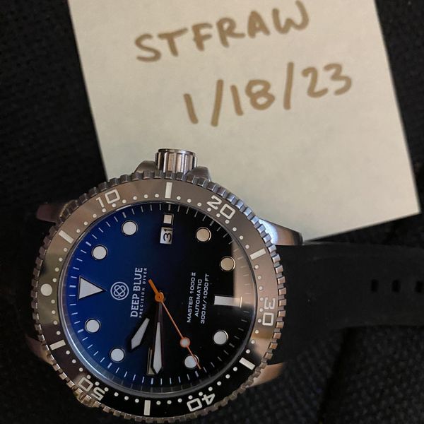 [WTS] Deep Blue Master 1000 II Blue Gradient Dial | WatchCharts