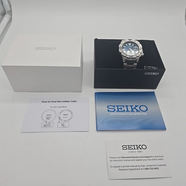 Seiko SRPH75 Antartica Penguin Footprints Prospex 200M Blue Dial Men's ...
