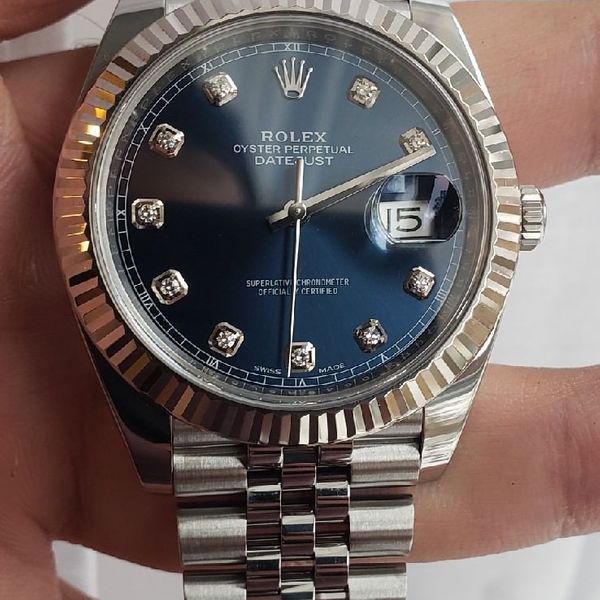 Rolex Datejust 41 Diamond Indices 126334 | WatchCharts Marketplace