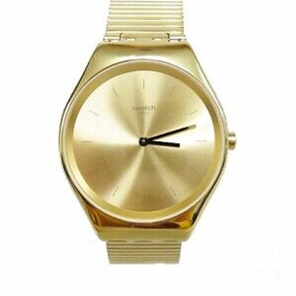 【watch】Swatch 18SS SKINLINGOT Skin Lango SYXG100GG Quartz Watch Gold ...