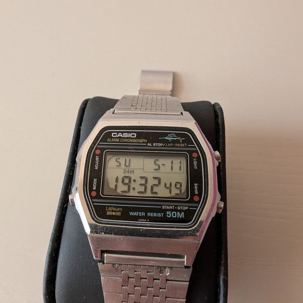 Vintage Casio W-36 Marlin Red Dot Watch | WatchCharts Marketplace