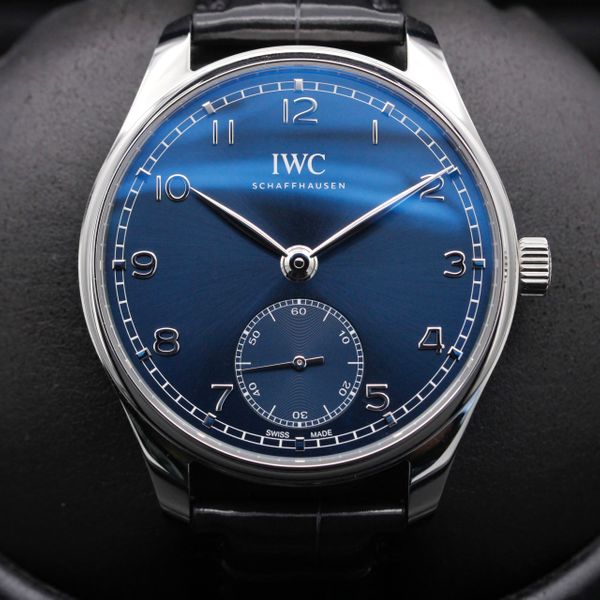 FSOT: IWC Portugeiser Automatic 40 - IW358305 - Blue - Stainless Steel ...