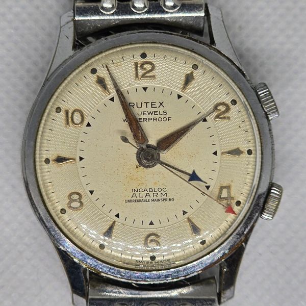Retro 1960's man's watch Automatic vintage watch Rutex Swiss made ...