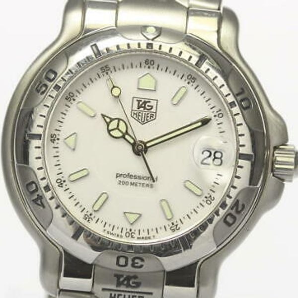TAG HEUER 6000 Series Professional WH1111-K1 Quartz Men's Watch_465843 ...