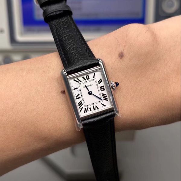 cartier tank must watch solo francaise mc santos dumont 100 xl de ...