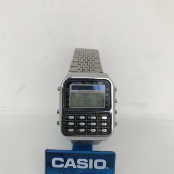 Xtra RARE 1983 Casio Watch CL-301 Solar Calculator 243 Module NOS ...