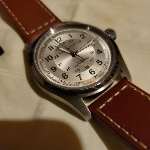 [WTS] Hamilton Khaki Field 38mm Silver Dial Mechanical Ref. H70455553 ...