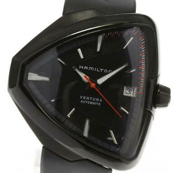 HAMILTON Ventura Elvis 80 H245850 black Dial Automatic Men's Watch ...