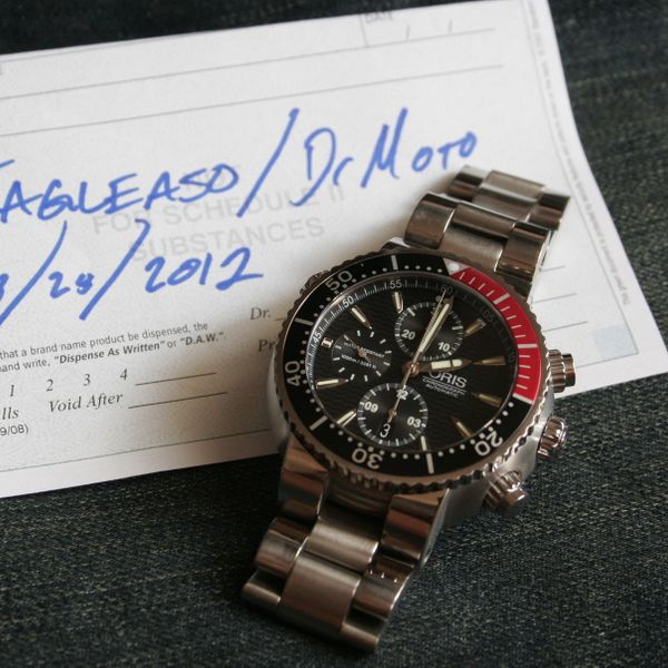 Oris titan chrono 1000M and Invicta reserve pro diver 6882 ...