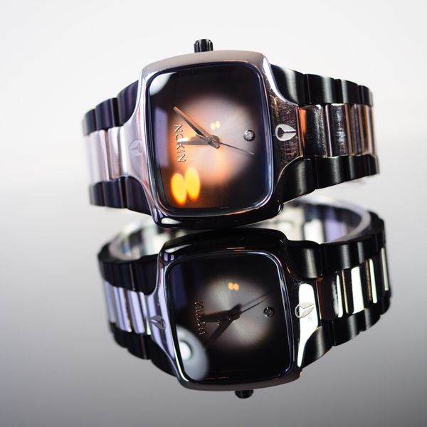 Nixon The Player SS Watch Silver / Black Very Rare Nixon Watch ...