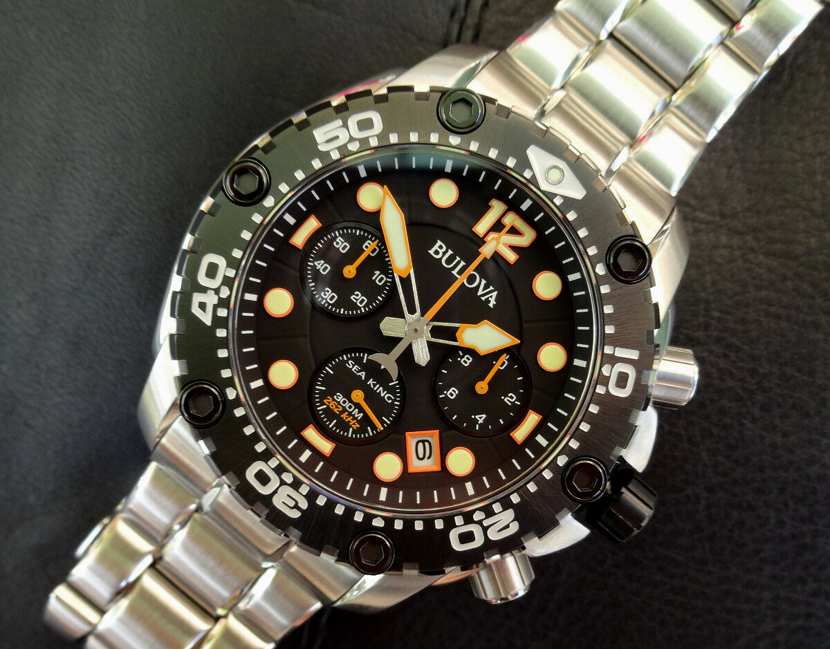 BULOVA SEA KING DIVER #98B244 UHF CHRONOGRAPH - LNIB! | WatchCharts