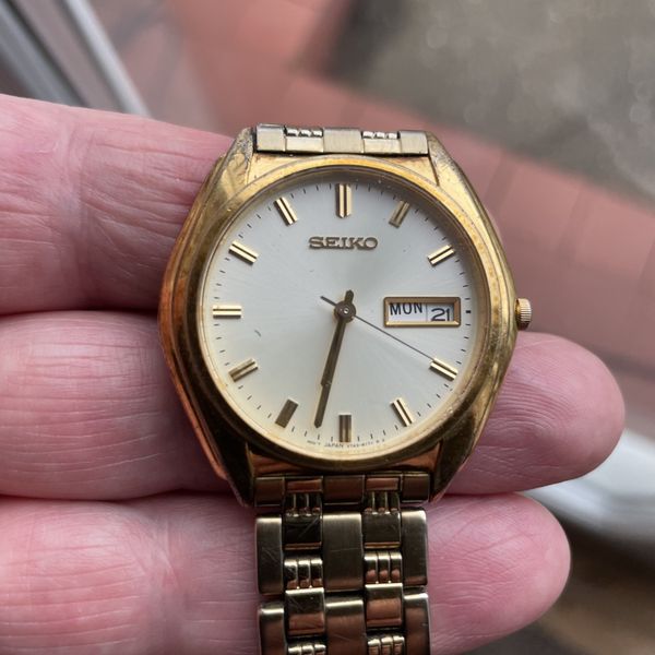 seiko gold quartz mens watch | WatchCharts Marketplace