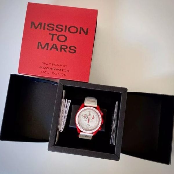 Swatch x Omega Moonswatch Mission To Earth Mars Watch - With Box ...