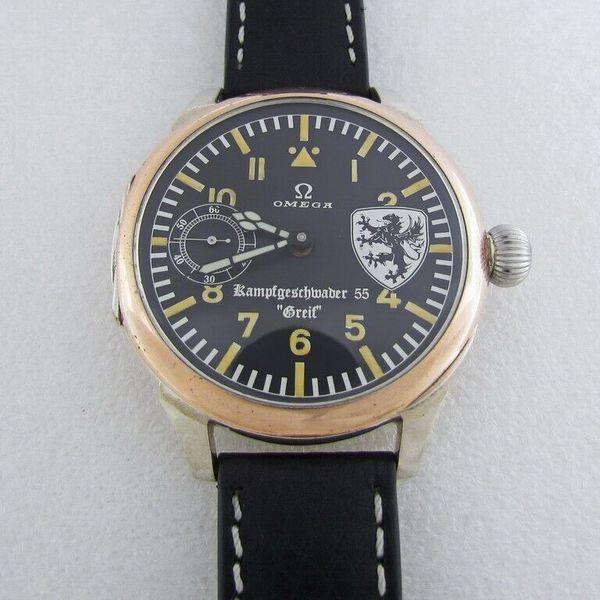 Omega Laco Aviator Greif KG 55 Luftwaffe Pilots WWII Vintage Swiss ...