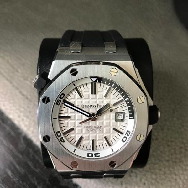 FS: Audemars Piguet Royal Oak Offshore Diver 15710ST White Dial ...