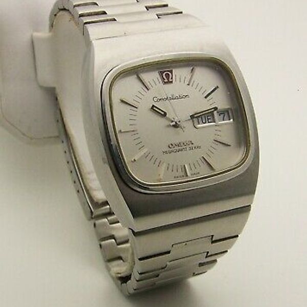 Large Steel 70's Omega Constellation Megaquartz 196.0016 396.0811 ...