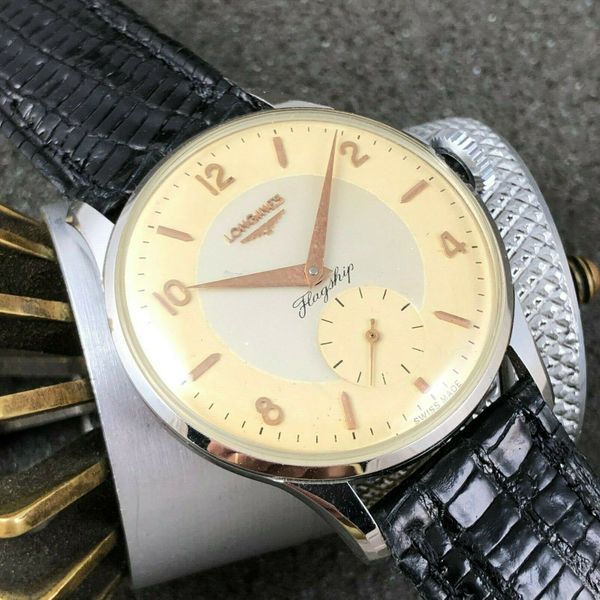 COLLECTABLE LONGINES CAL 30L MOVEMENT SS CASE 36mm REFINISHED TWO TONE ...