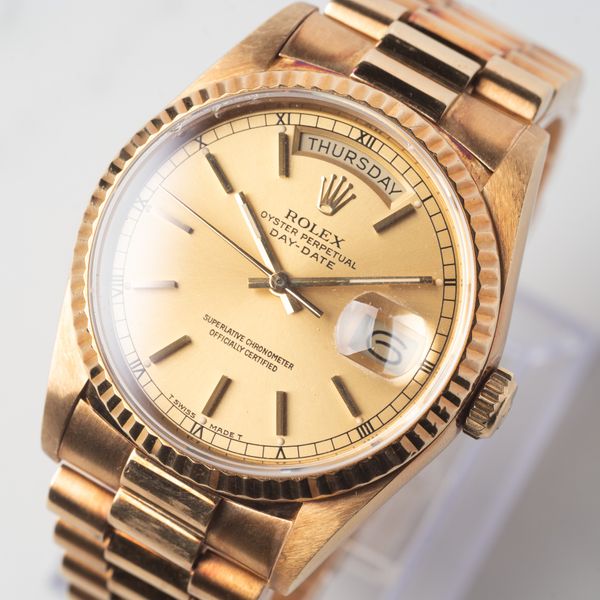 FS: 1988 Rolex Day-Date 18238 Crazy Gold Patina! | WatchCharts Marketplace