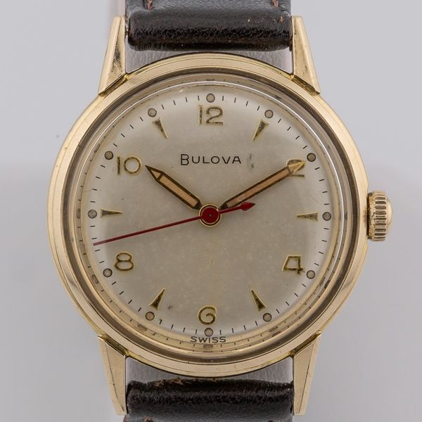 Vintage 1957 Bulova Red Second Manual Watch Just Restored & Running ...