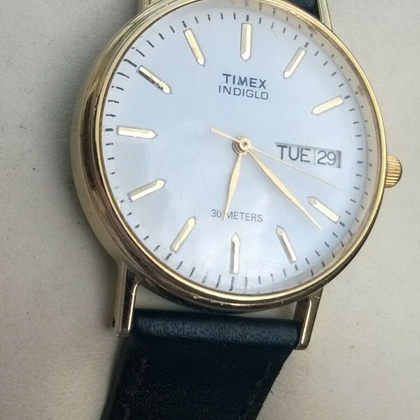 Timex Indiglo Mens Quartz Glow Watch G5 | WatchCharts Marketplace