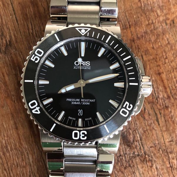 FS Oris Aquis Date Black 43mm | WatchCharts Marketplace