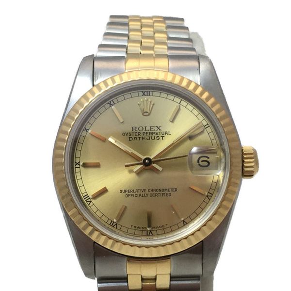 [Used] ROLEX Rolex self-winding Datejust Boys L number 18K × SS ...