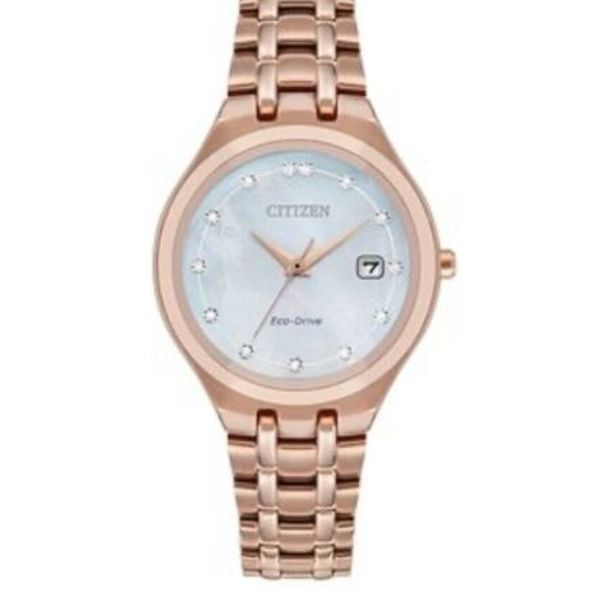 Citizen Silhouette Ladies' Rose Gold Tone Bracelet Watch | WatchCharts ...