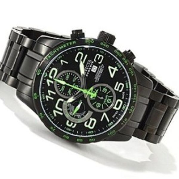 Invicta Reserve 0594 With swiss Valjoux 7750 New Black ion | WatchCharts
