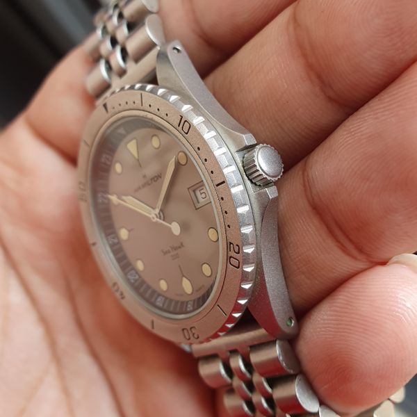 [WTS] Hamilton Grey Sea Hawk Jumbo 200 Vintage Swiss Diver ...