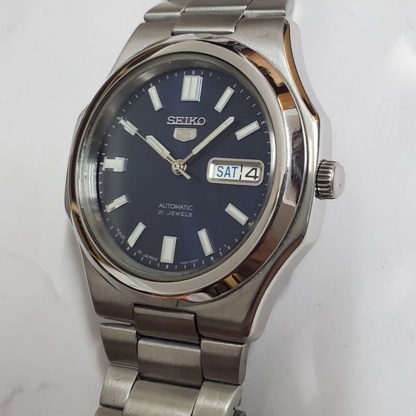 [WTS] Seiko SeikoNaut SNXS77 dial Nautilus Blue dial Modded ...