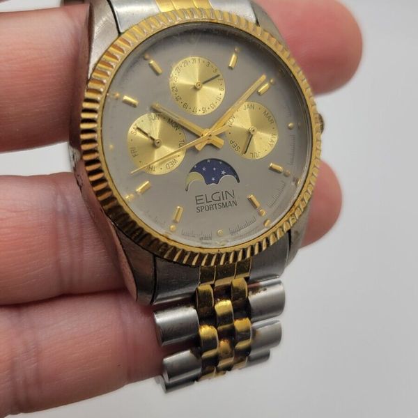 Vintage Elgin Sportsman Moonphase Perpetual Calendar | WatchCharts ...