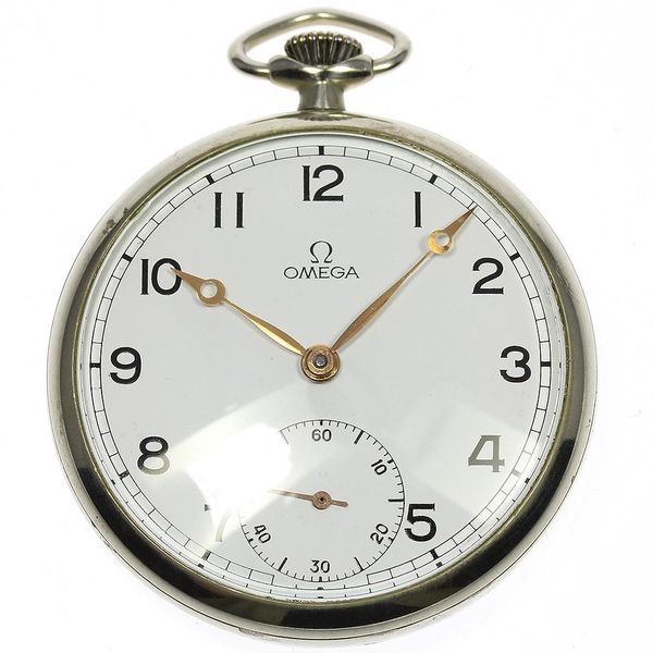 [OMEGA] Omega Antique Small Second cal.161 Manual winding men's pocket ...