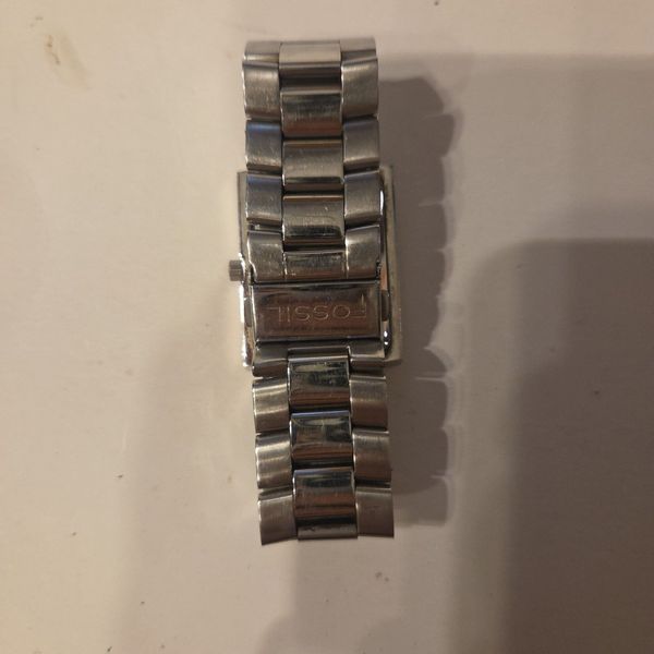 Fossil Men Arkitekt Blue Dial Stainless Steel Quartz Watch Working ...