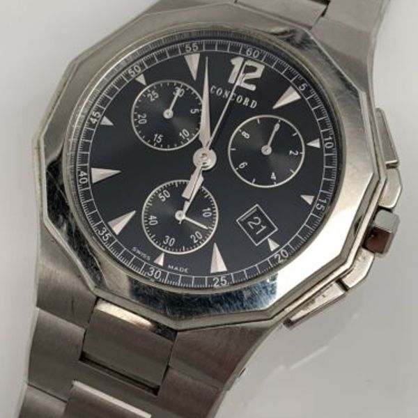 CONCORD MARINER CHRONOGRAPH 42mm Swiss Quartz Watch 14.H7.1892 Stunning ...