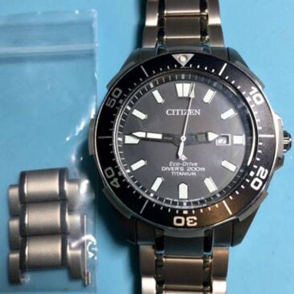 CITIZEN PROMASTER SUPER TITANIUM 44MM ECO DRIVE DIVE WATCH ISO 200M ...