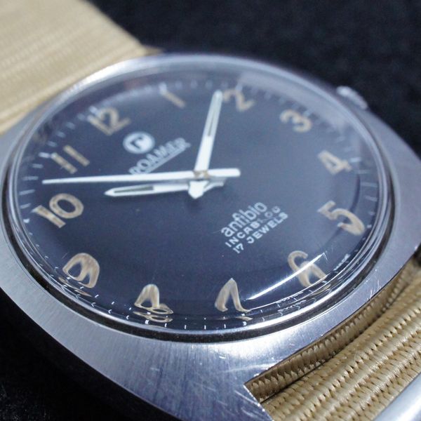 Vintage Roamer Anfibio Rhodesian Army Issue | WatchCharts Marketplace